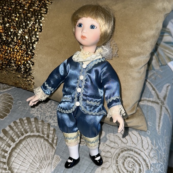 Other | Porcelain Doll Moveable Limbs Head Etc Hair Net I See A Tattoo ...